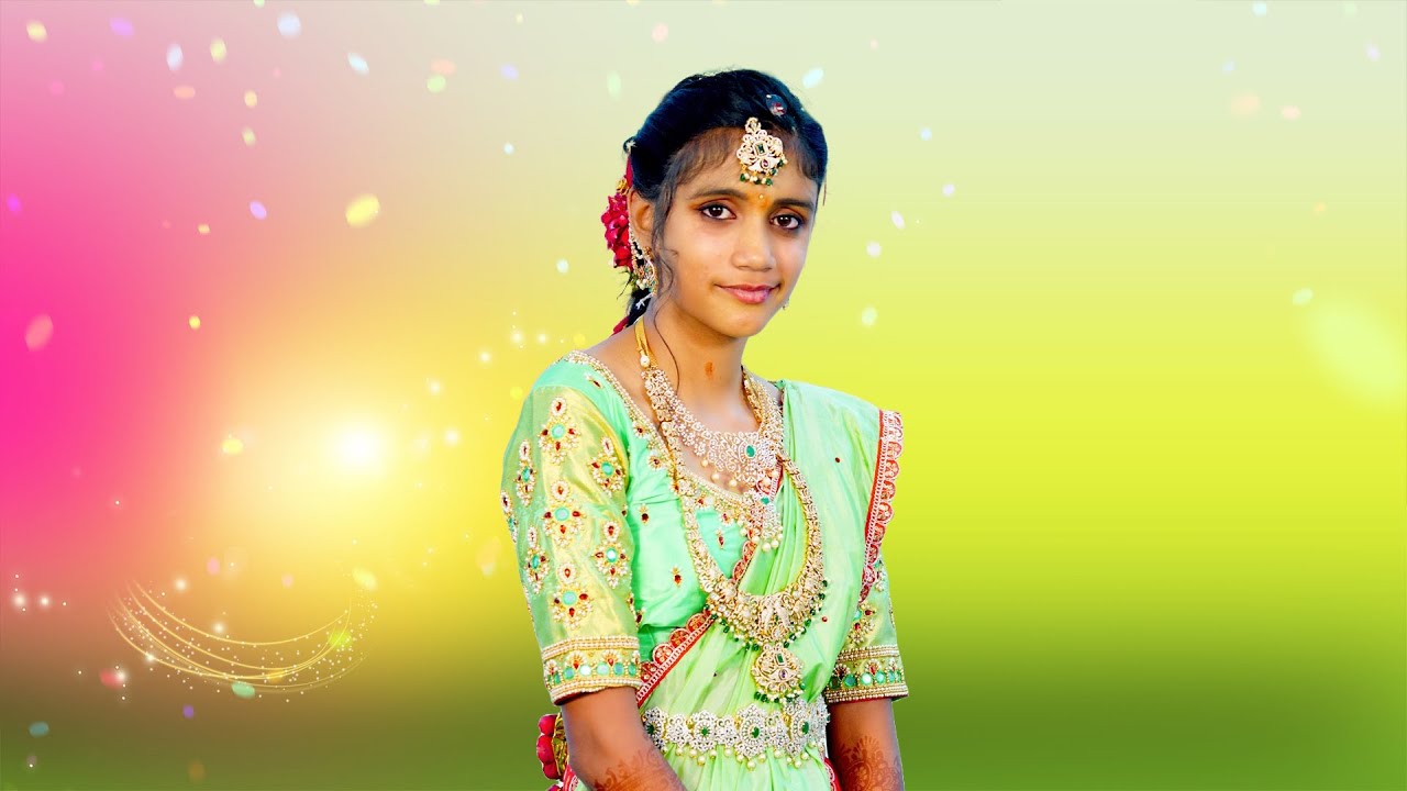 Kancharla's Half Saree Function - YouTube