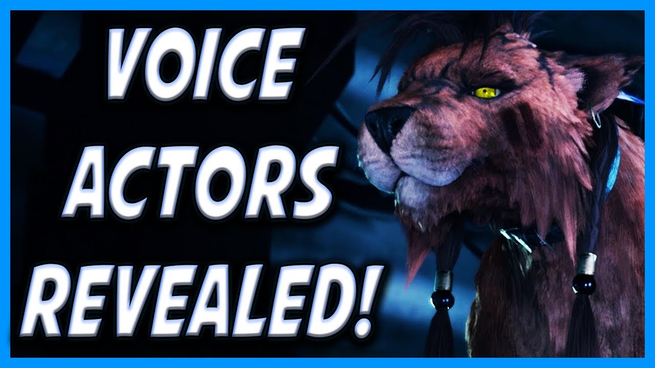 FF7 Remake Voice Actor's Revealed! Red XIII, Corneo, & More! - YouTube