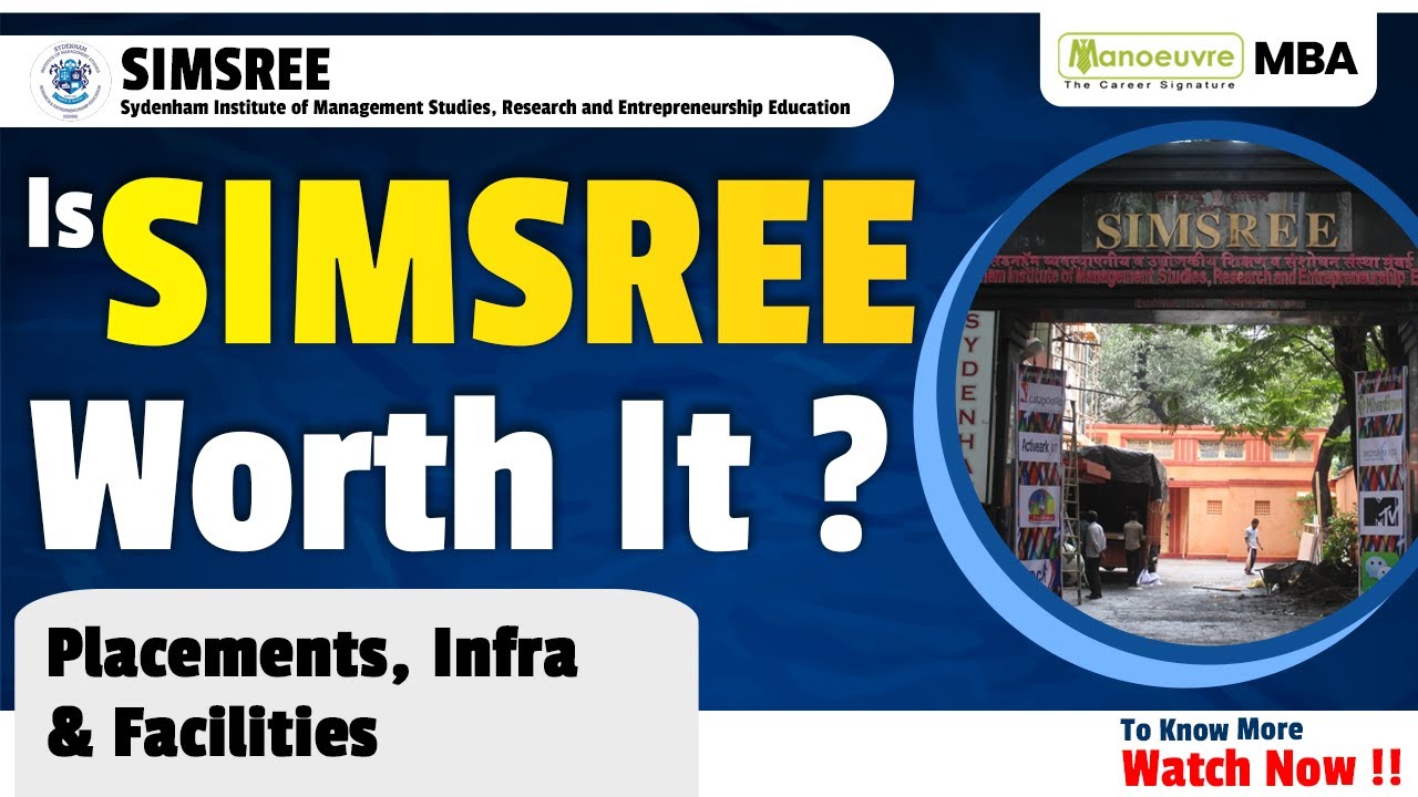 SIMSREE -Sydenham Institute of Management Studies, Research and ...