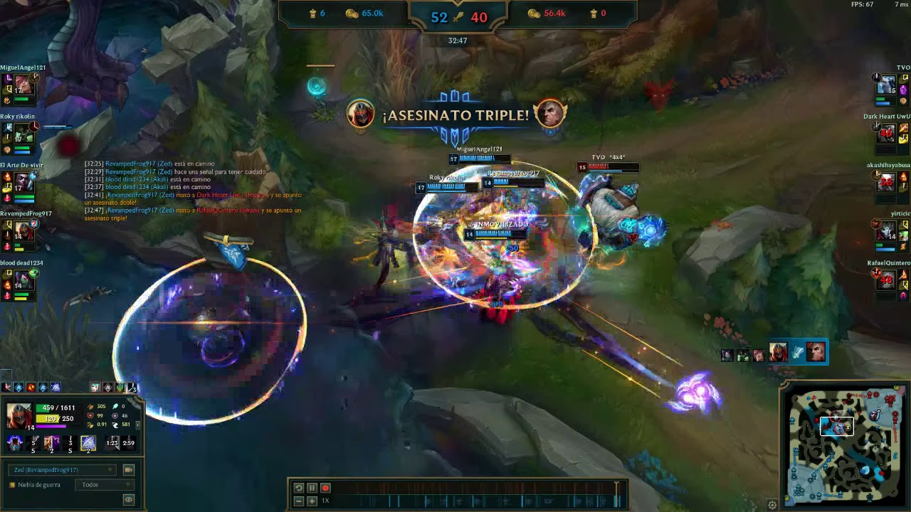 PENTAKILL CON ZED :D - YouTube