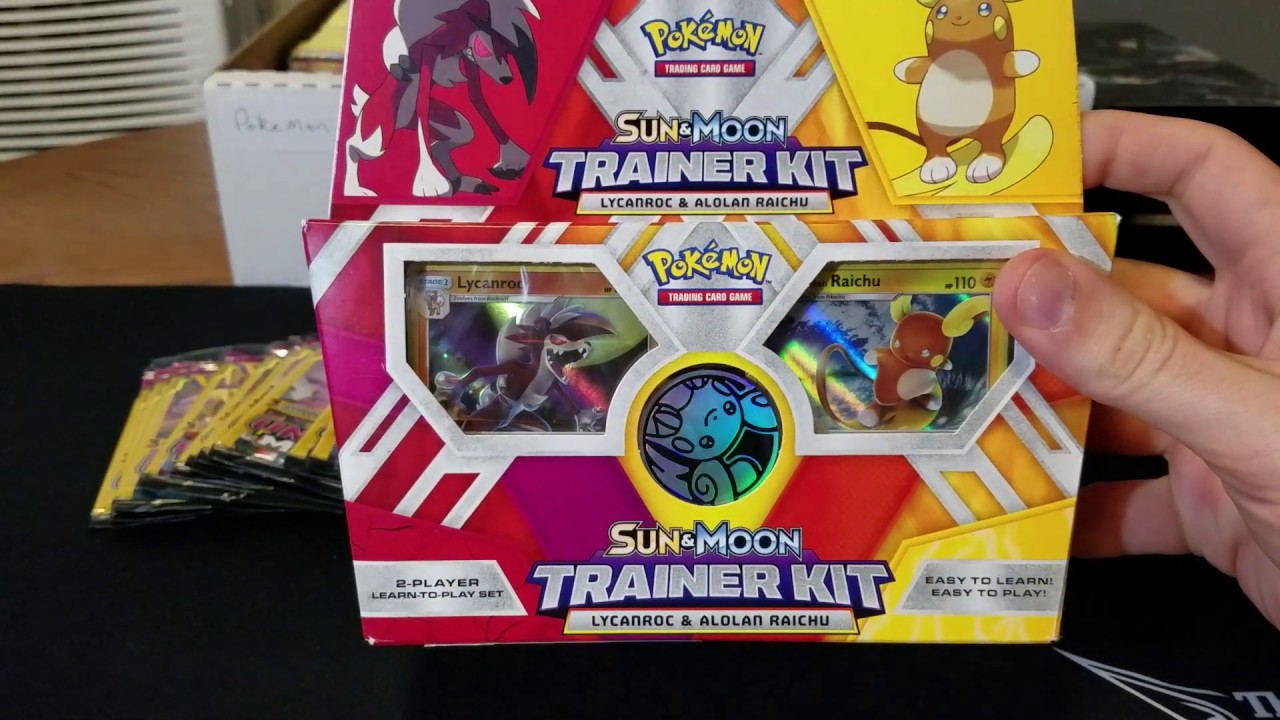 Pokemon Pack Opening plus trainer kit - YouTube