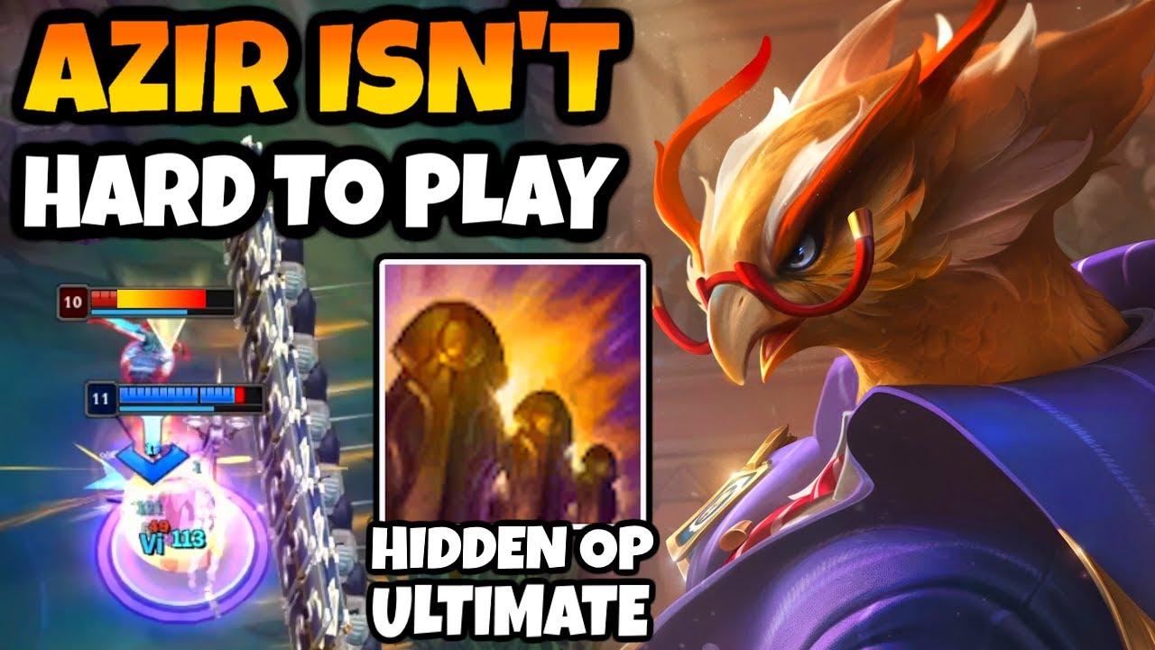 AZIR is UNDERRATED for CARRYING. Here's how I DOMINATE and CARRY HIGH ...