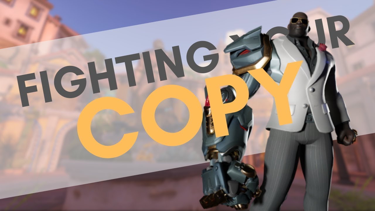 Fighting your Copy (in Overwatch) - YouTube