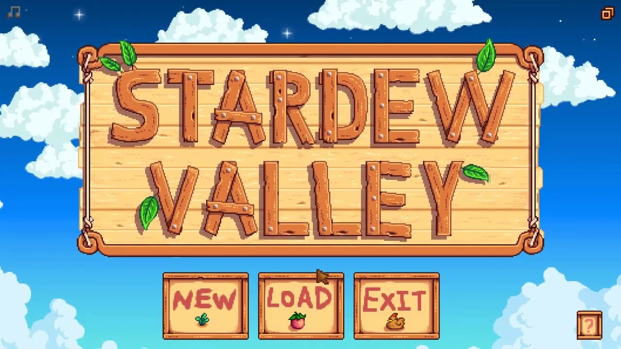 Stardew Valley- Title Screen Secret - YouTube