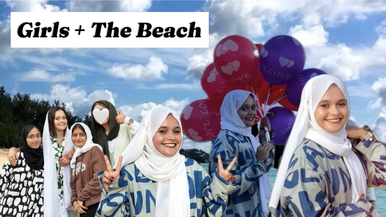 Girls + The Beach 🌊 / Mini Vlog / Day out💕 - YouTube