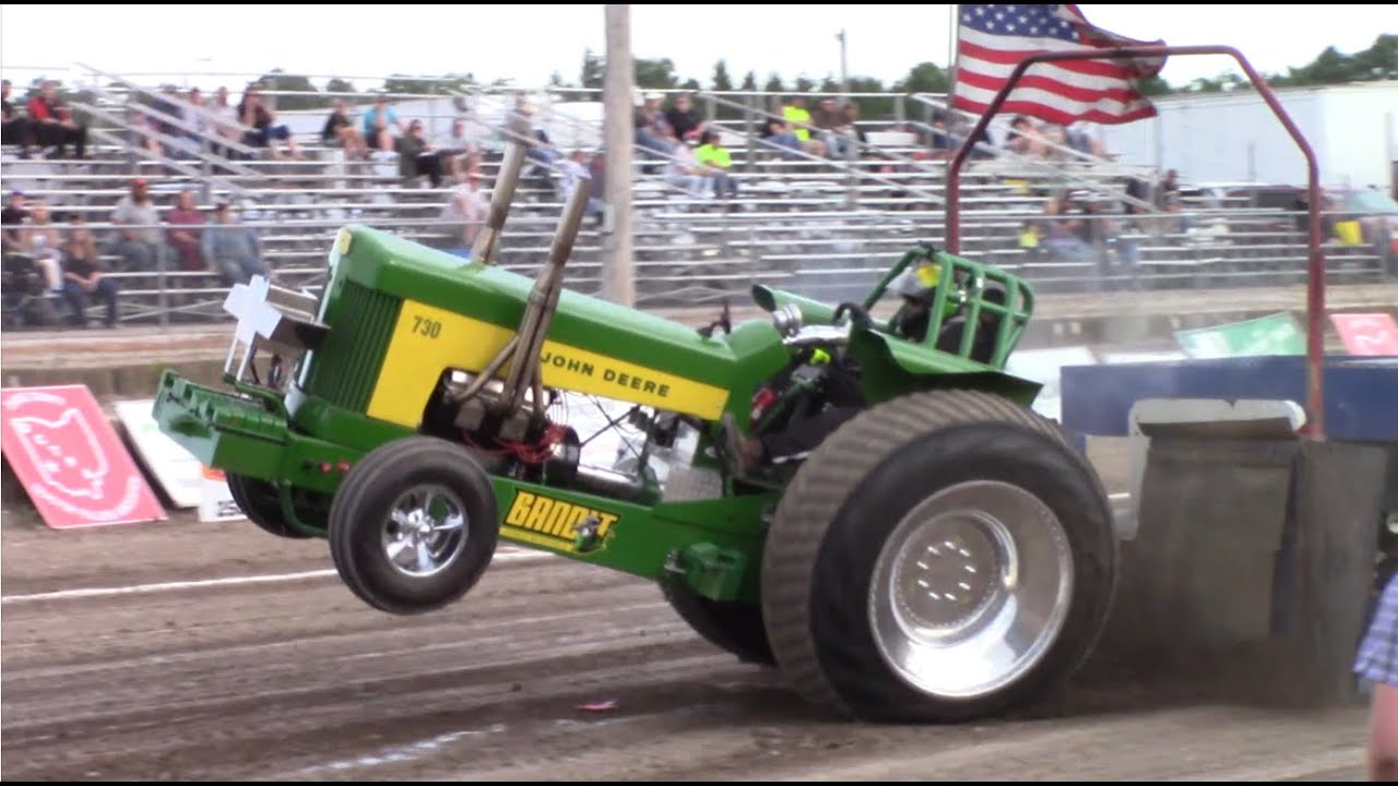 2021 V-8 Hot Rod Tractor Pulling! DCTPA Richmond, IN - YouTube