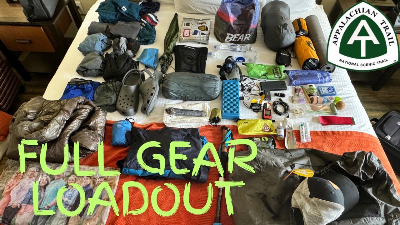 FULL Gear Loadout for my 2024 Appalachian Trail Thru Hike Attempt - YouTube