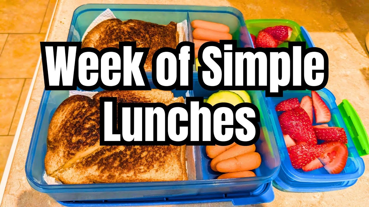 REALISTIC SCHOOL LUNCHES | EASY LUNCHES FOR KIDS | SIMPLE SCHOOL LUNCHES - YouTube