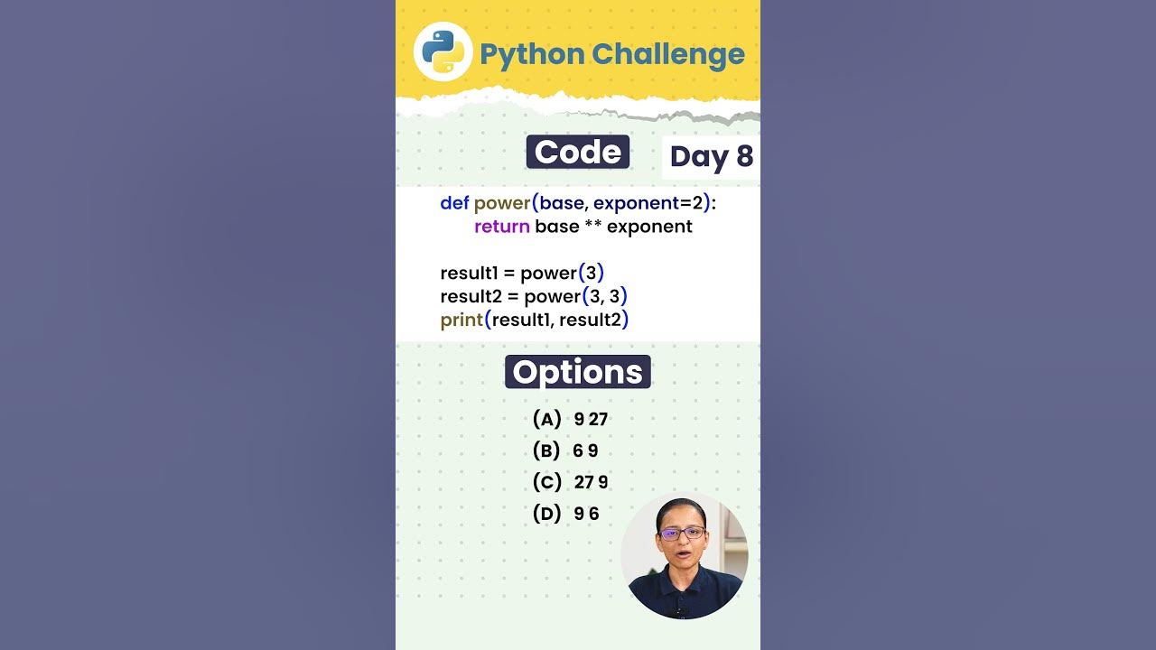 Python User Defined Function | Python Challenge Day 8 - YouTube