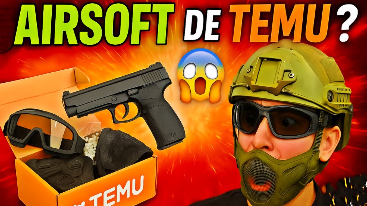 👉Unboxing Airsoft TEMU🔥¿Vale la Pena este Equipo Barato? - YouTube