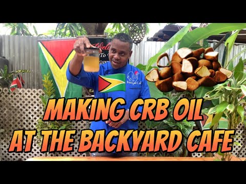 Making crab oil at the BackyardCafe | Guyana | - YouTube