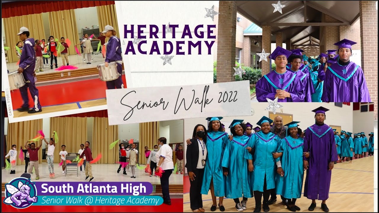 South Atlanta High Senior Walk at Heritage Academy - YouTube