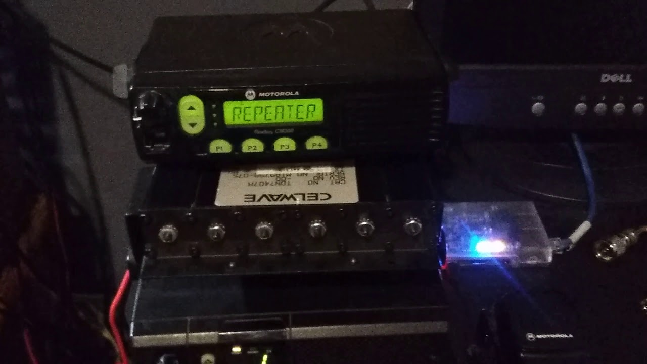 DMR Repeater RX CM300 TX GM300 with Scott Zimmerman board - YouTube