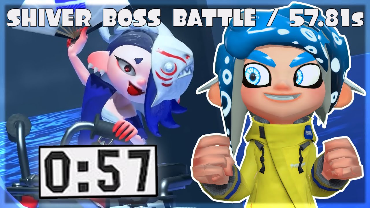 [Splatoon 3] Shiver Boss Battle in 57.81s. - YouTube