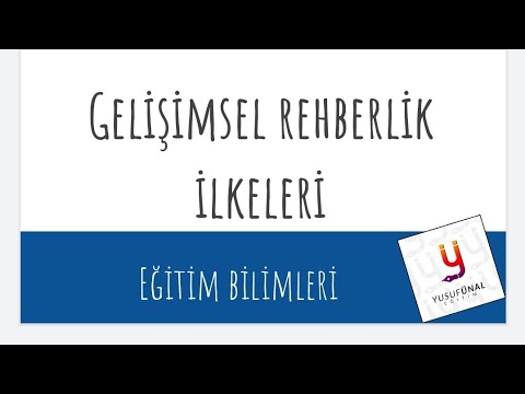 Gelişimsel Rehberlik Ve İlkeleri - Konu Anlatım Slaytı