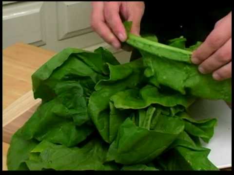 Cooking Tips : How to Pick Turnip Greens - YouTube