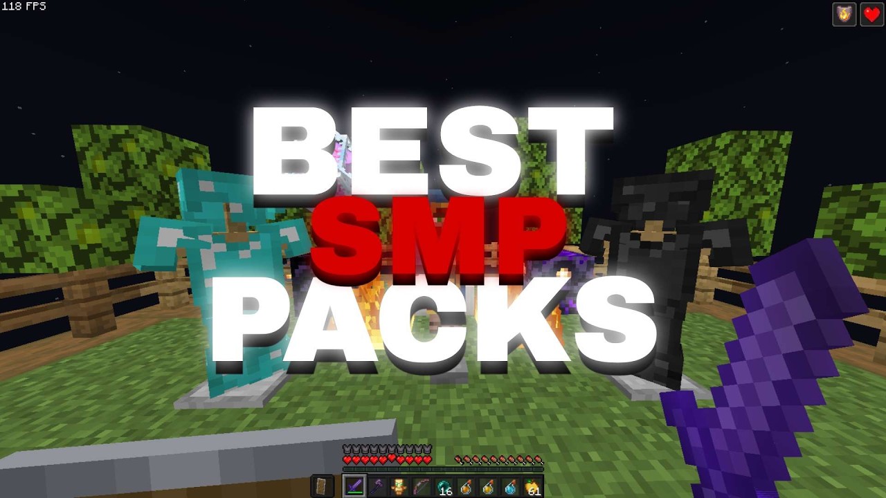Best SMP & PVP Texture Packs 2025 (FPS BOOST) - YouTube