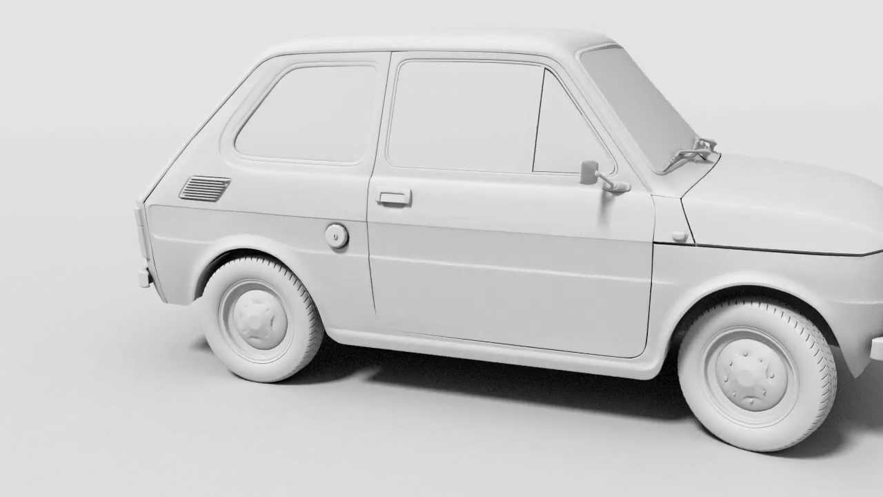 Fiat 126p (Blender 3D model) - YouTube