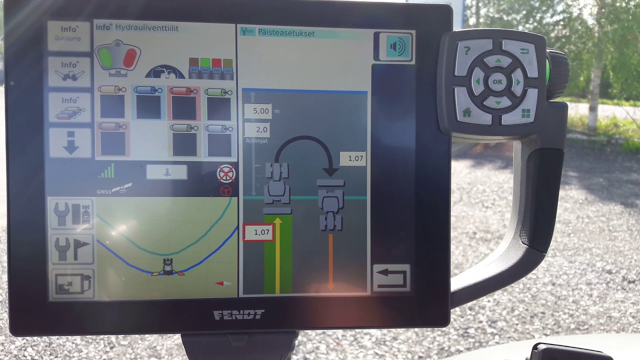 Fendt VarioGuide päisteasetukset - YouTube