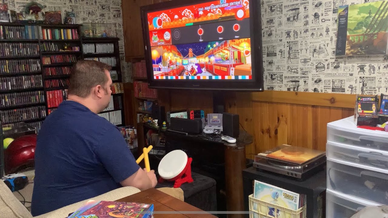Trevor plays Switch Drum game Taiko No Tatsujin - YouTube