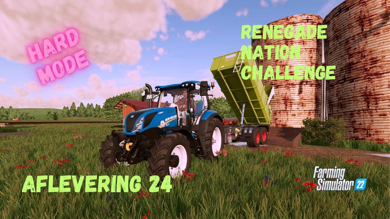 DRUKKE DAG MET TRAILERS VOL SOJABONEN | Renegade Challenge | FS 22 ...