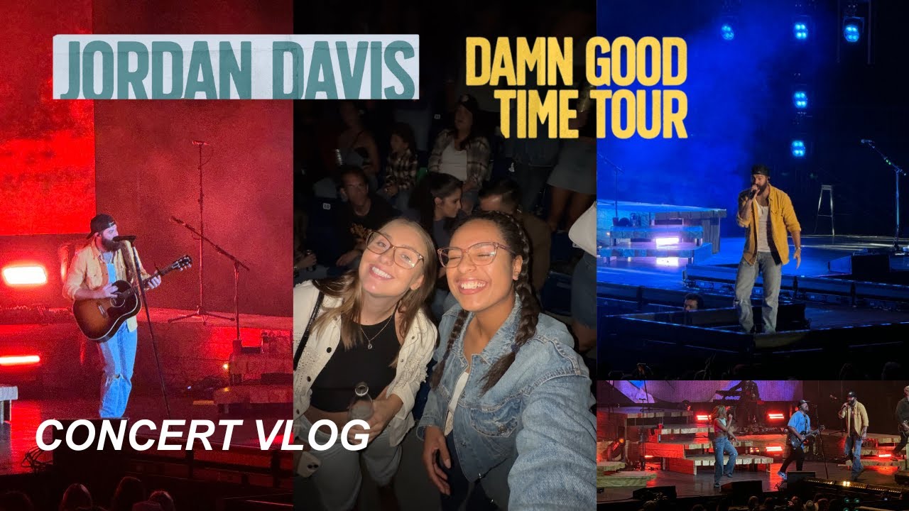 JORDAN DAVIS DAMN GOOD TIME TOUR CONCERT VLOG feat. Mitchell Tenpenny ...