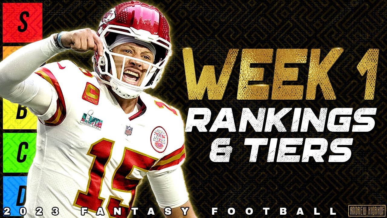 2023 Fantasy Football - Week 1 Quarterback Rankings - YouTube