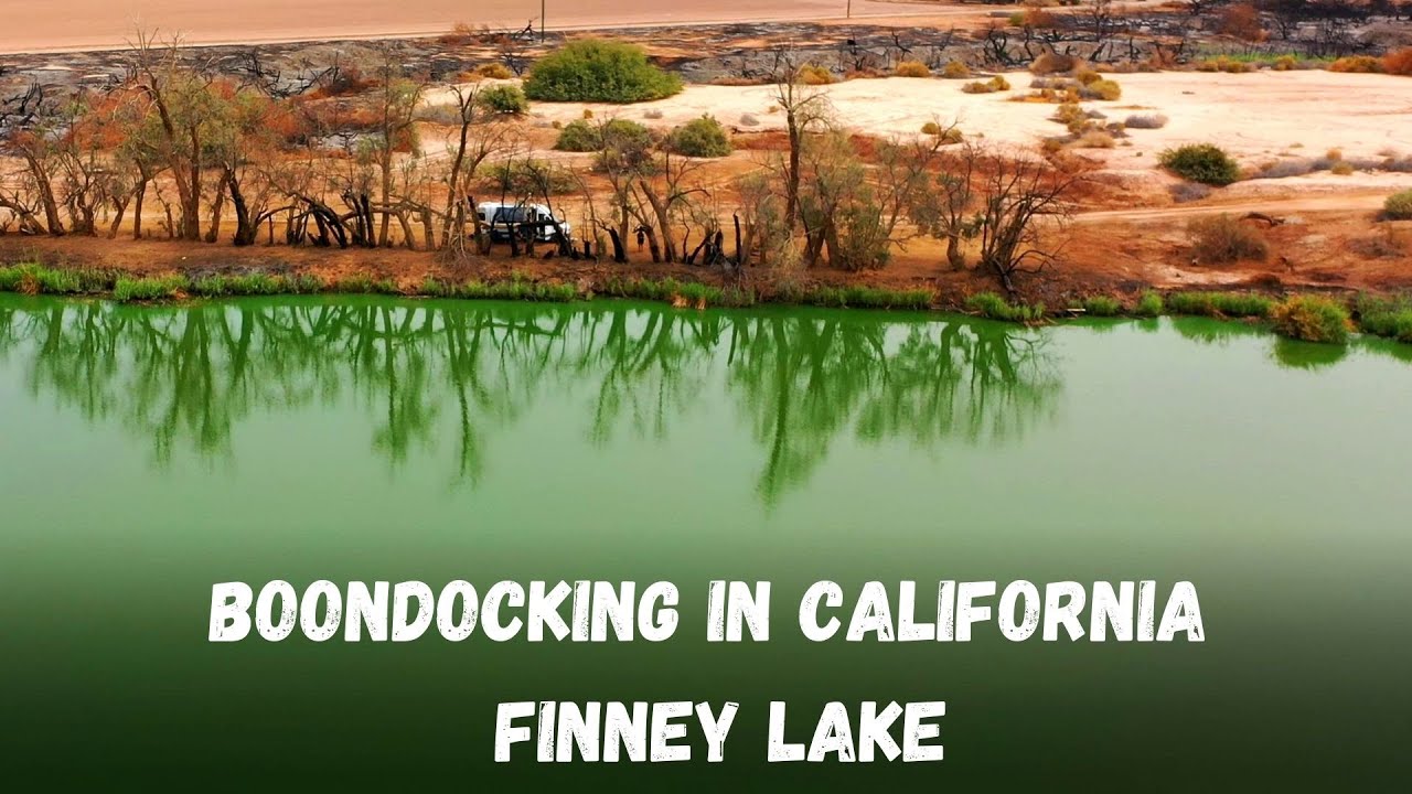Boondocking in Southern California | Finney Lake - YouTube