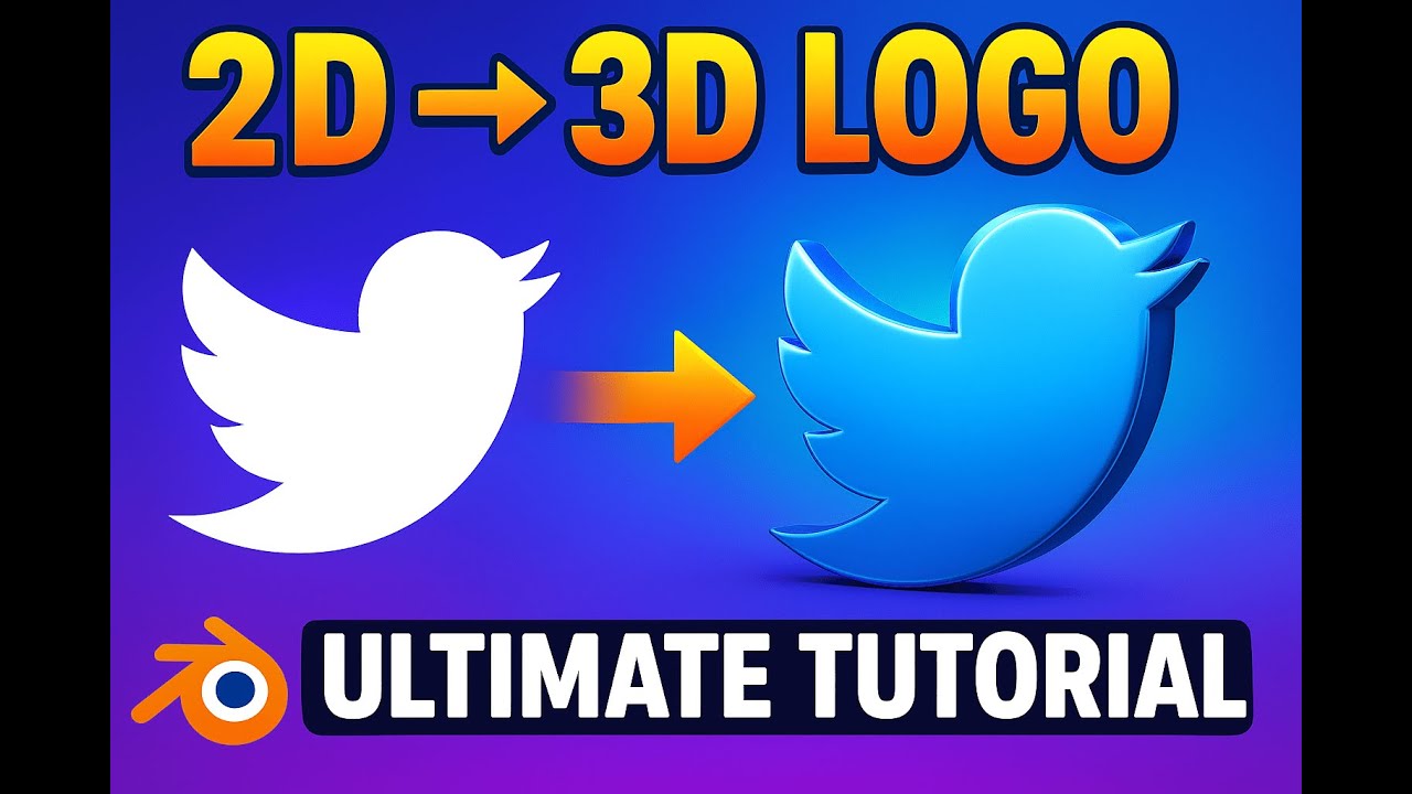 From 2D to 3D Logo in Blender The Ultimate Beginner’s Guide - YouTube