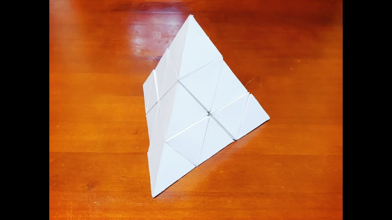 Paper Pyraminx - YouTube