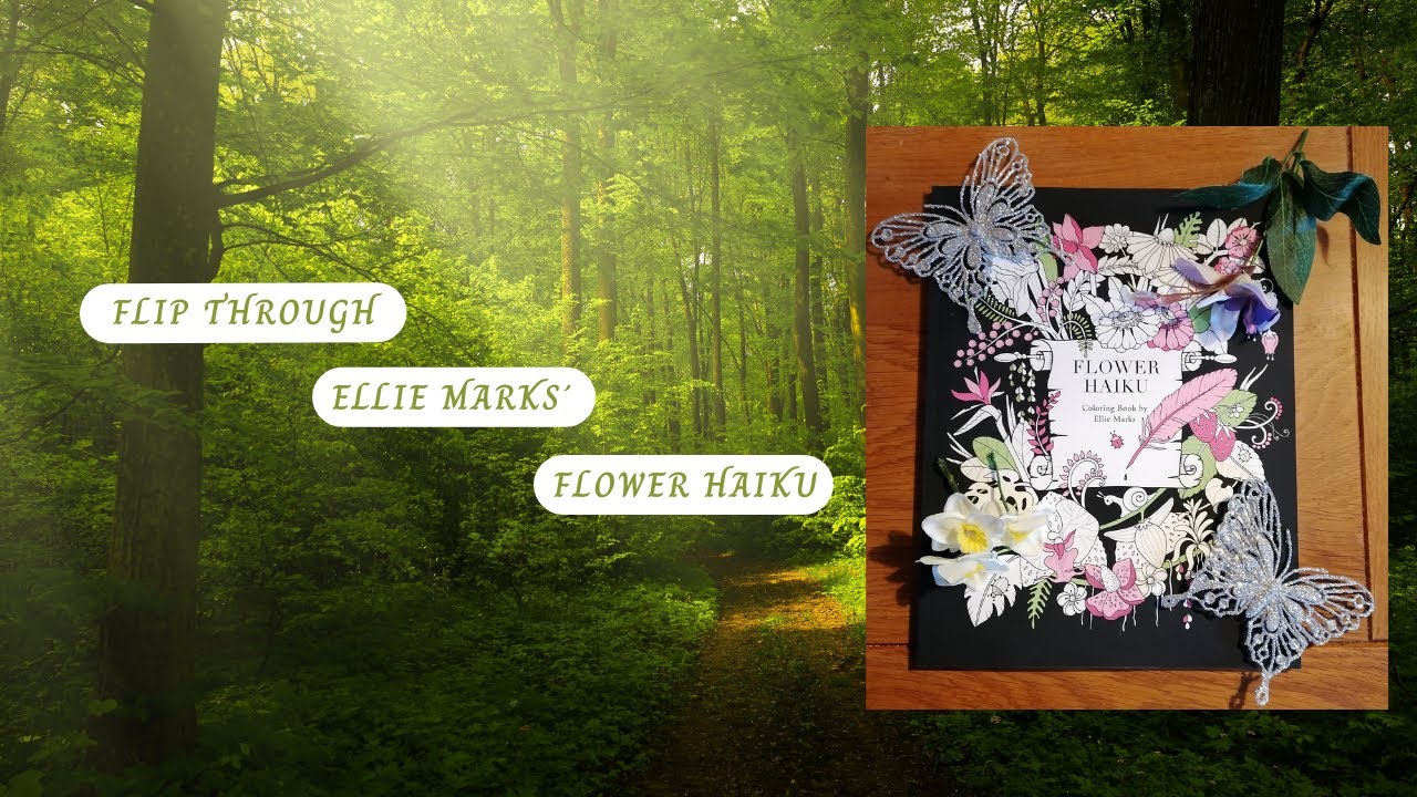 FLOWER HAIKU Flip Through - AMAZING Book by Ellie Marks - Adult ...