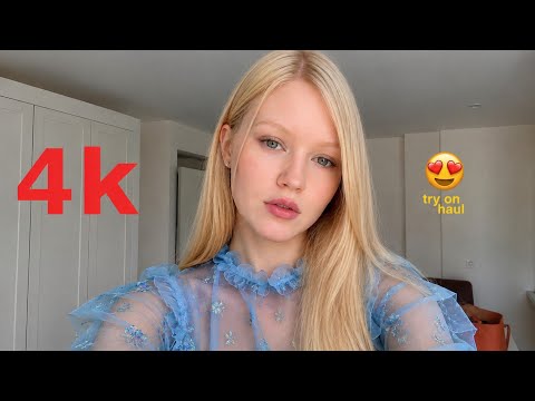 4K Hot Micro Transparent Lingerie & Bikini Try On Haul | See-through Transparent Try On Haul 