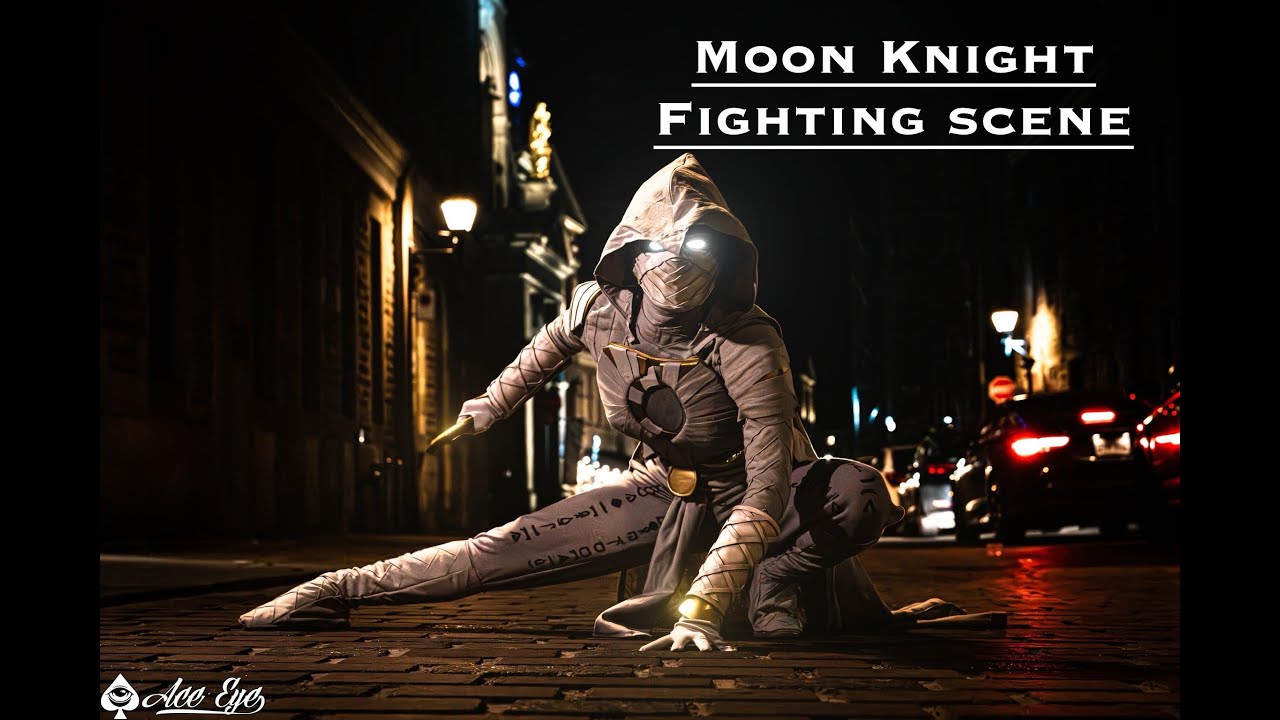 Moon knight Cosplay Fighting Scene - YouTube