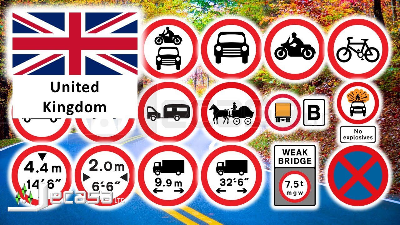 Prohibitory Traffic-Road Signs in the United Kingdom (London ...