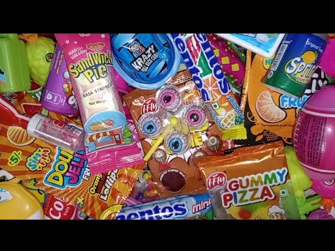 Hot dog 🐕 marshmallow 🤤 gummy pizza 🍕🍕 mentos - YouTube