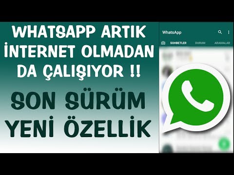 Whatsapp internet olmadan nasıl kullanılır? (İNTERNETSİZ WHATSAPP !!) [YENİ ÖZELLİK] (2017)