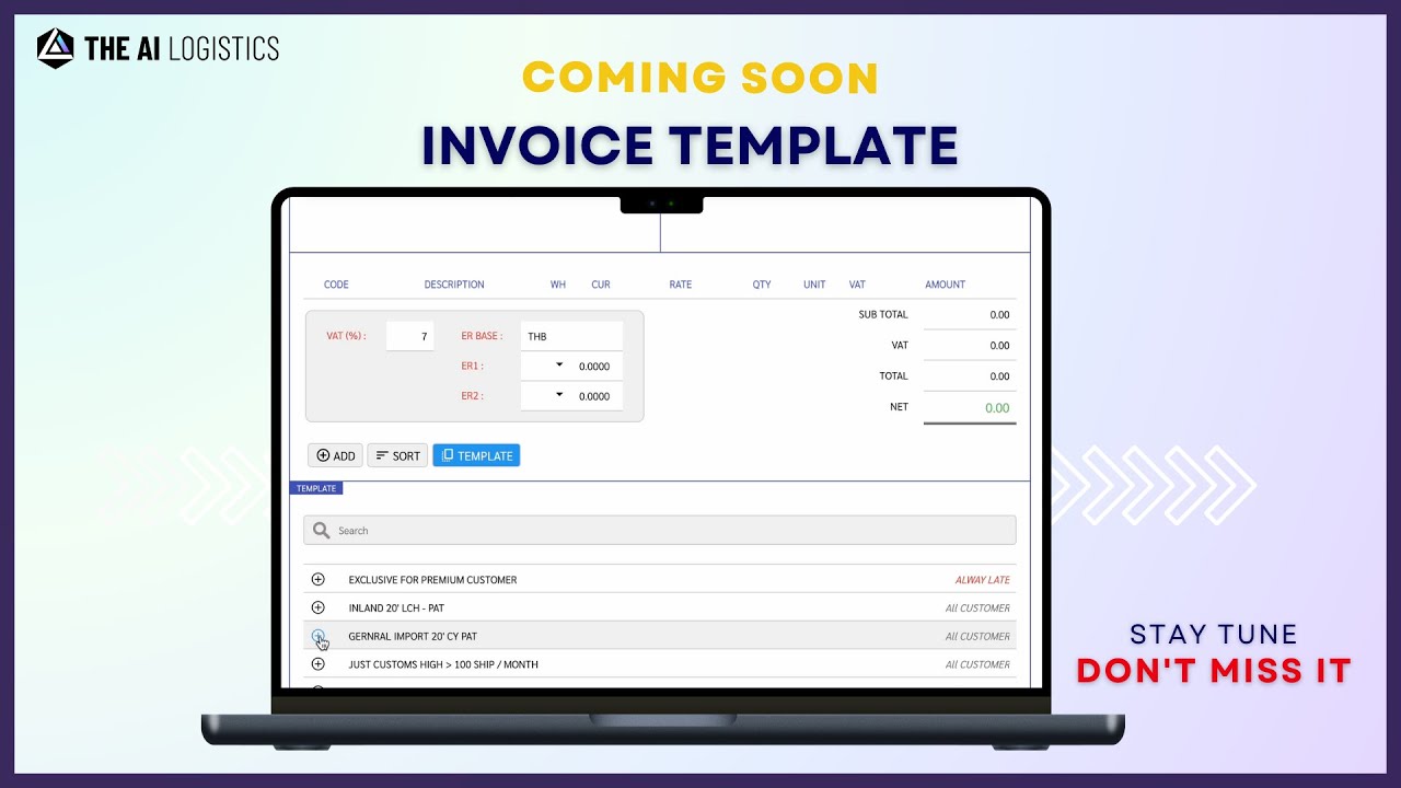Coming soon - Invoice Template - YouTube