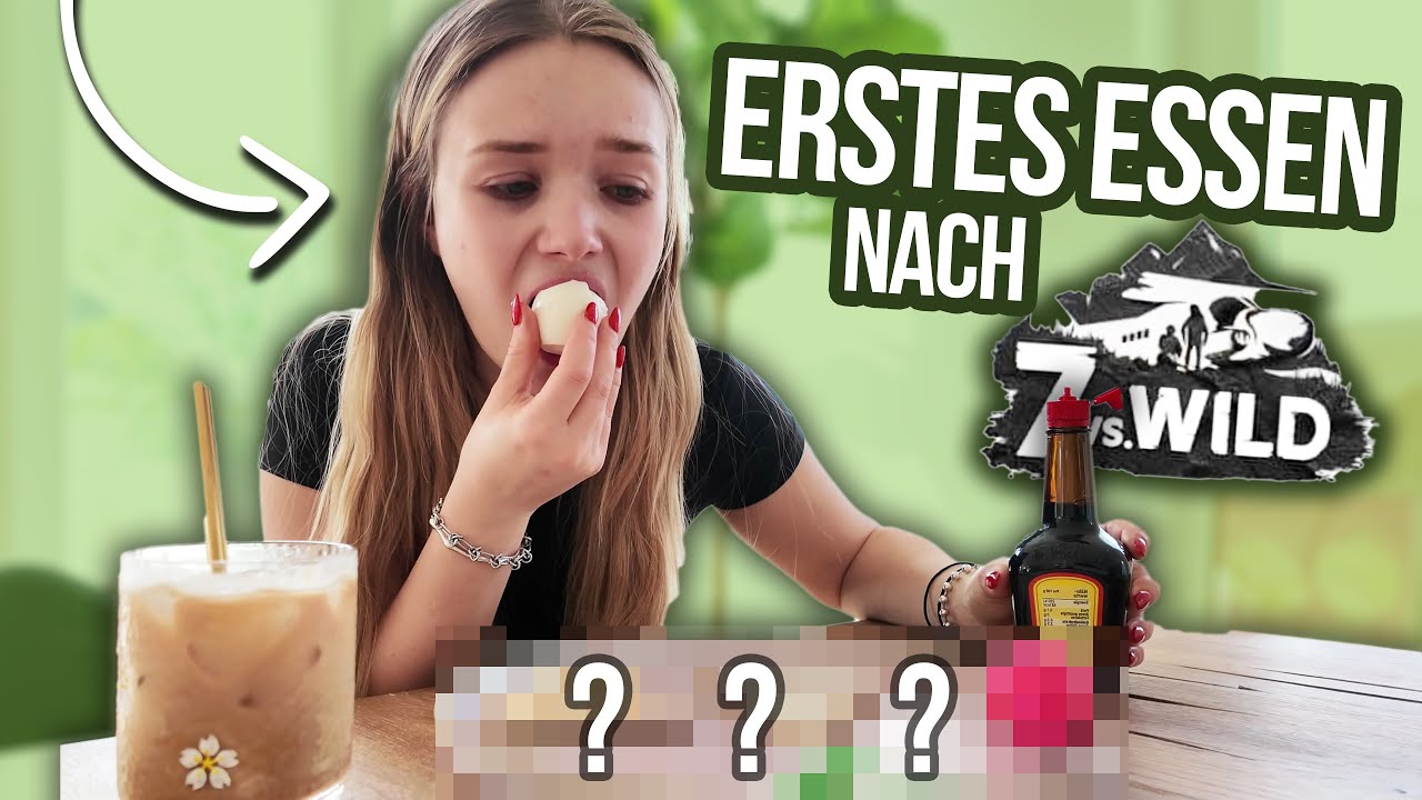 Mein ERSTES ESSEN nach 14 Tagen bei 7vsWild 😭 - YouTube