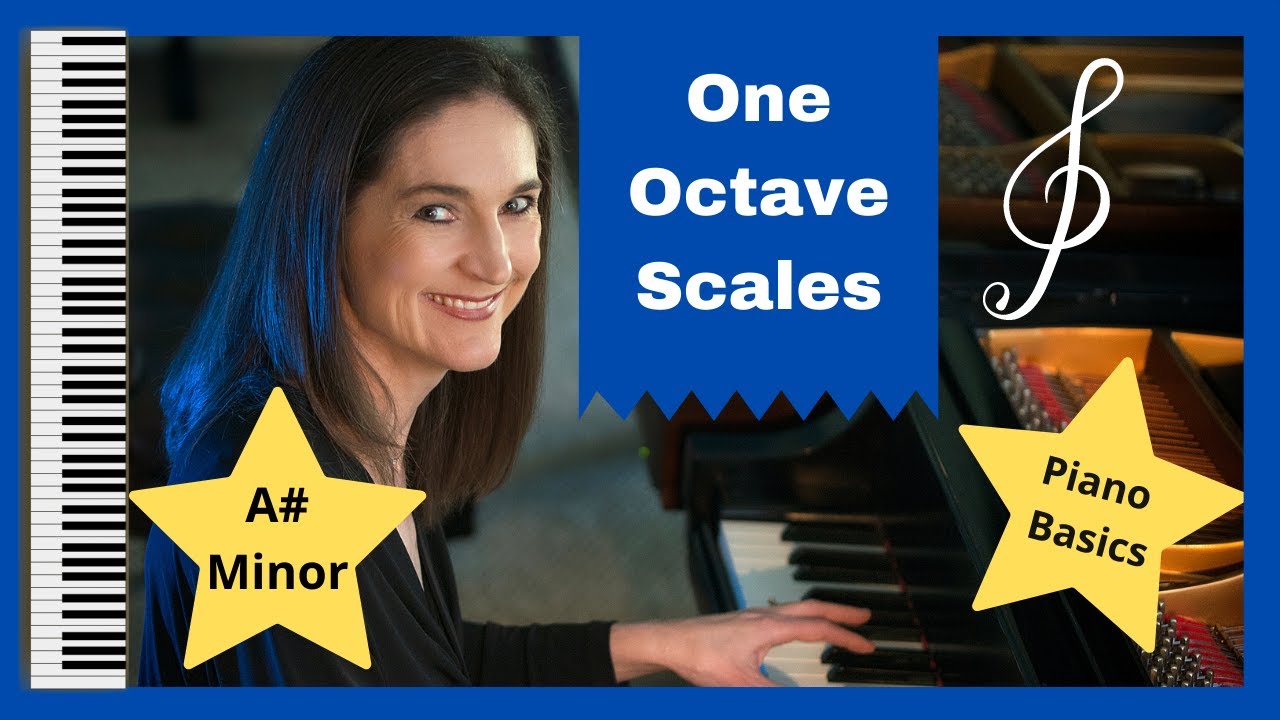 Piano Scales: A# Minor, One Octave. Fingering and How To Play Hands ...