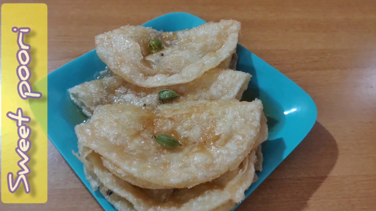 |Sweet poori| |Puri's in sugar syrup| - YouTube