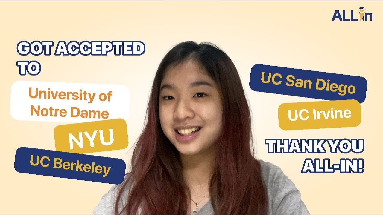 THANK YOU ALL-IN! I GOT MYSELF ACCEPTED TO TOP US UNIVERSITIES! - YouTube