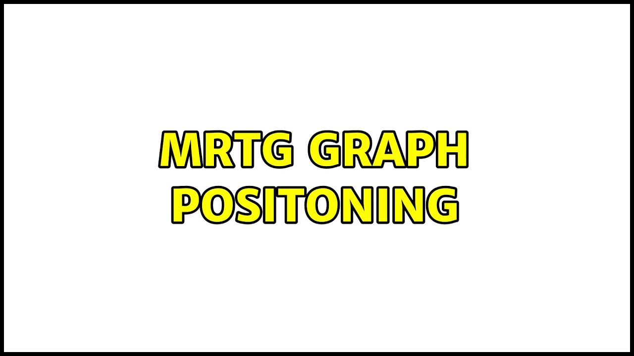 MRTG Graph Positoning - YouTube