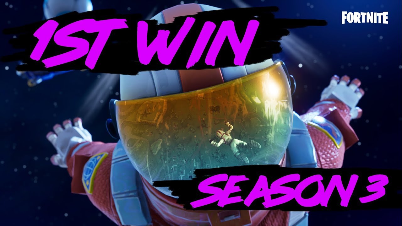 1st win of Season 3 | Fortnite - YouTube