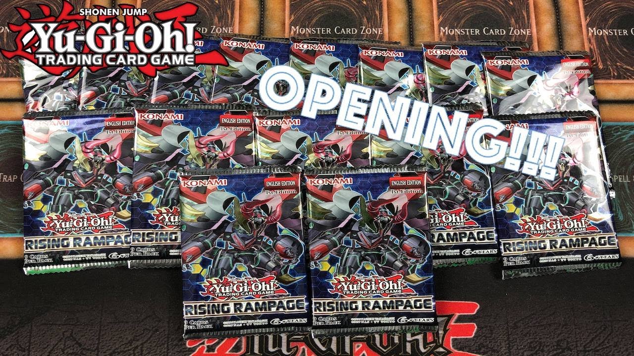 *NEW* YuGiOh RISING RAMPAGE 1st EDITION BOOSTER PACK OPENING! "We ...