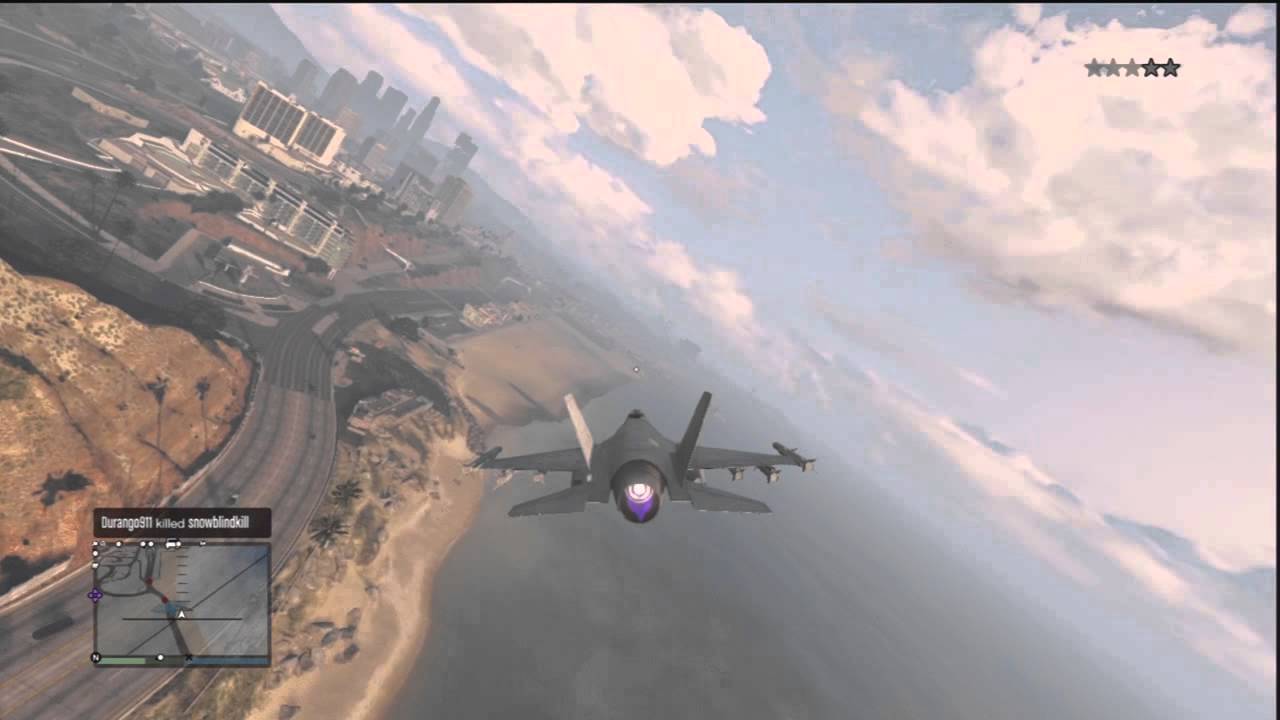 GTA Online fighter jet awesomeness - YouTube