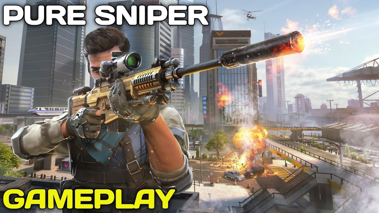 Pure sniper : city gun Shooting ll FPS sniper game l Android offline ...