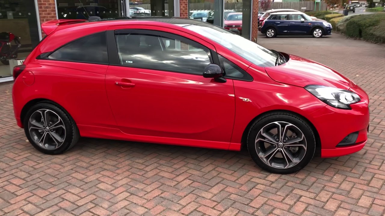 Vauxhall corsa red edition reynolds of selby - YouTube