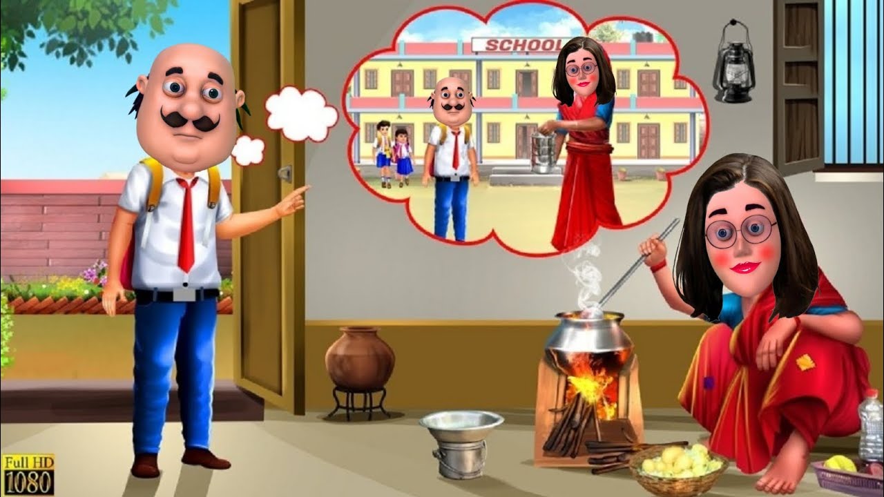 Gareeb maa | Motu Patlu cartoon in hindi | Motu Patlu cartoon today ...
