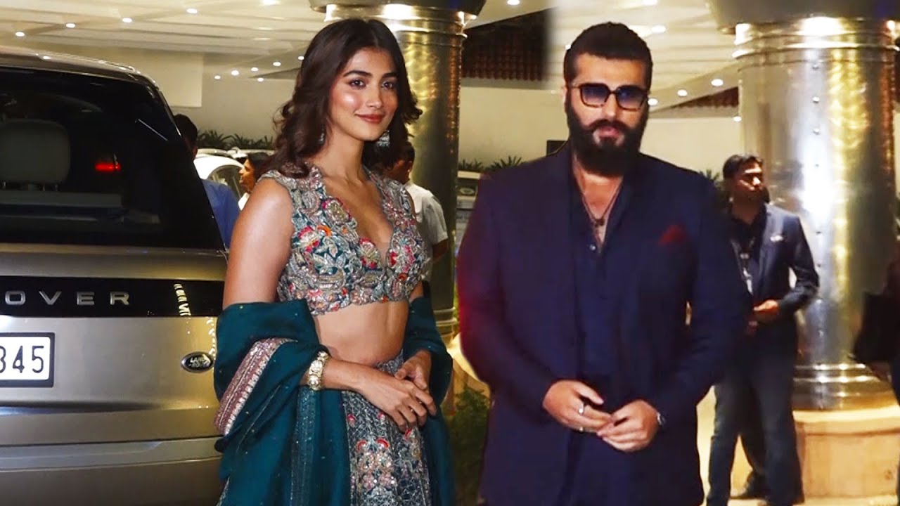 Pooja Hegde & Arjun Kapoor Arrives At Mayank Tandon & Mayuri Soni ...