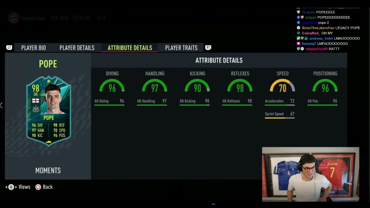 Runthefutmarket Reacts To NICK POPE MOMENTS SBC!!! - YouTube